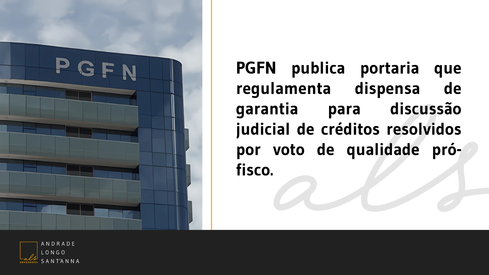 PGFN publica portaria que regulamenta dispensa de garantia para ...